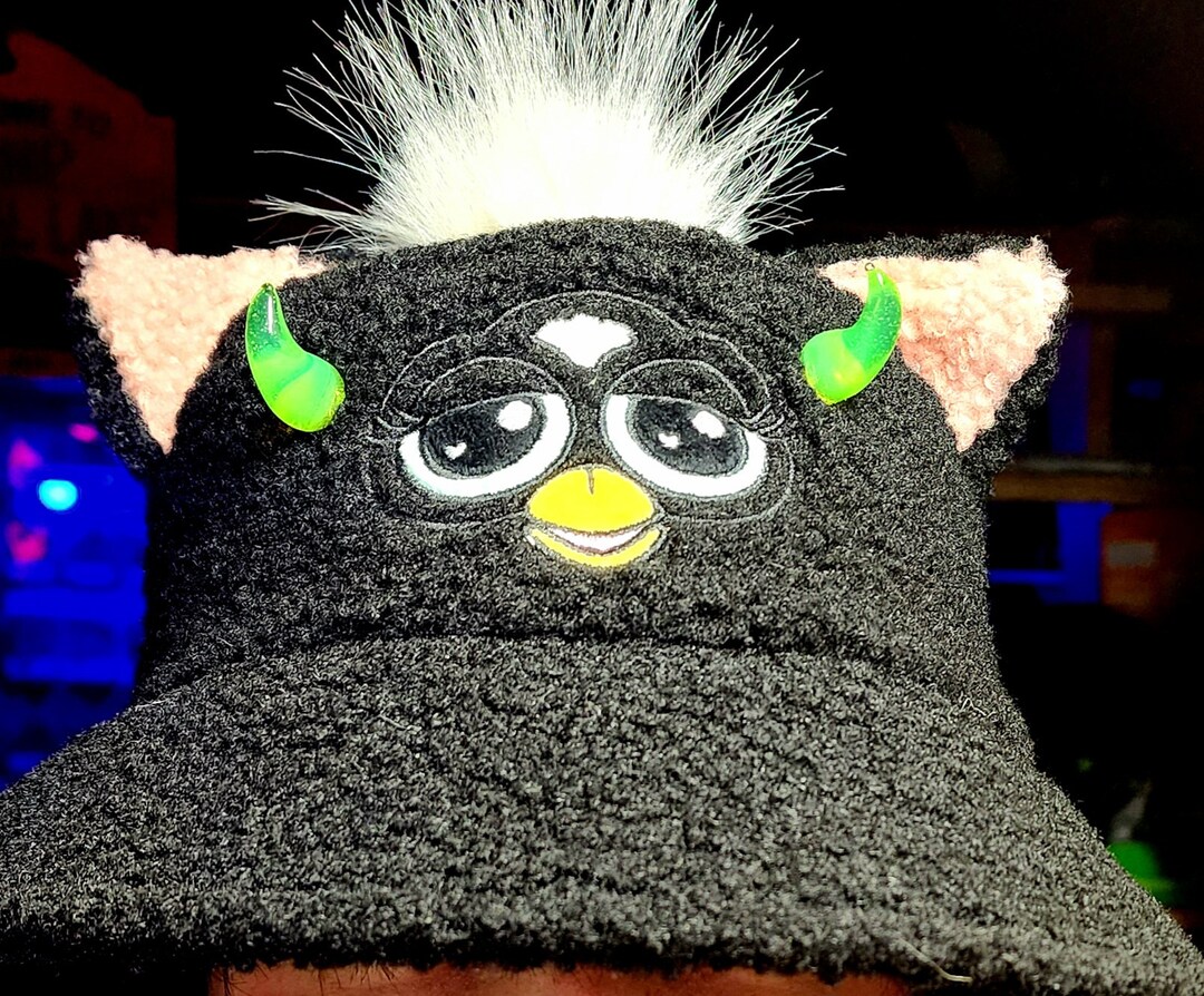 Slime Green Devil Horns Glass Trippy Hat Pin Pair - Etsy