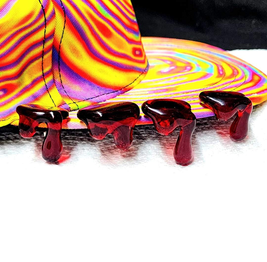 Horror Blood Trippy Drippy Hat Brim Pin - Etsy