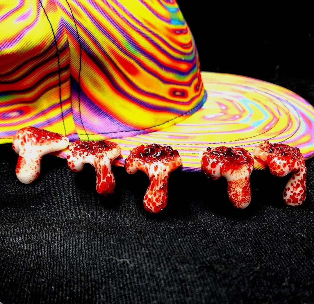 Horror Blood Splatter Glass Trippy Drippy Hat Brim Pin - Etsy