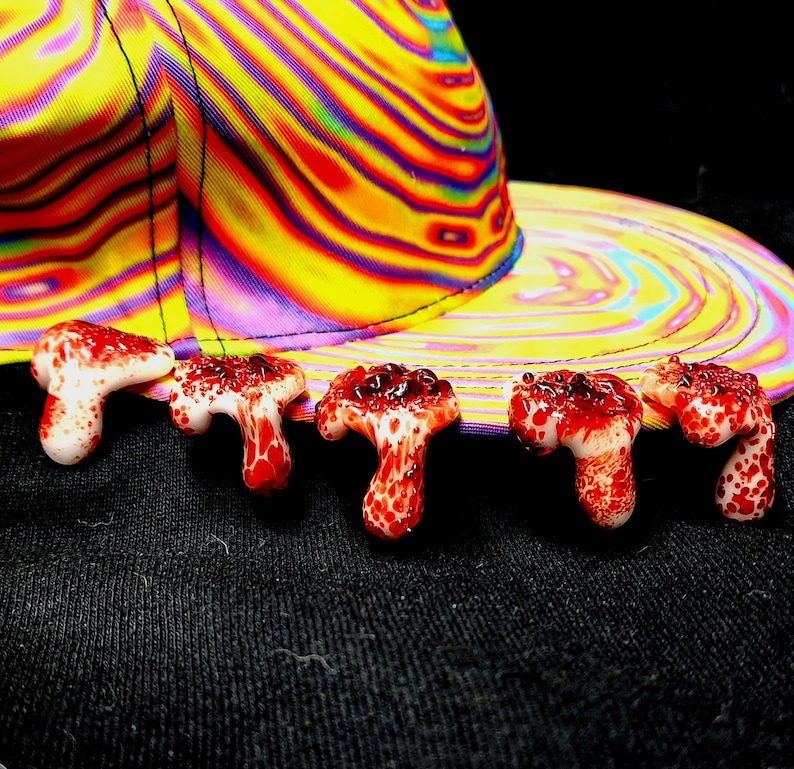 Horror Blood Splatter Glass Trippy Drippy Hat Brim Pin - Etsy