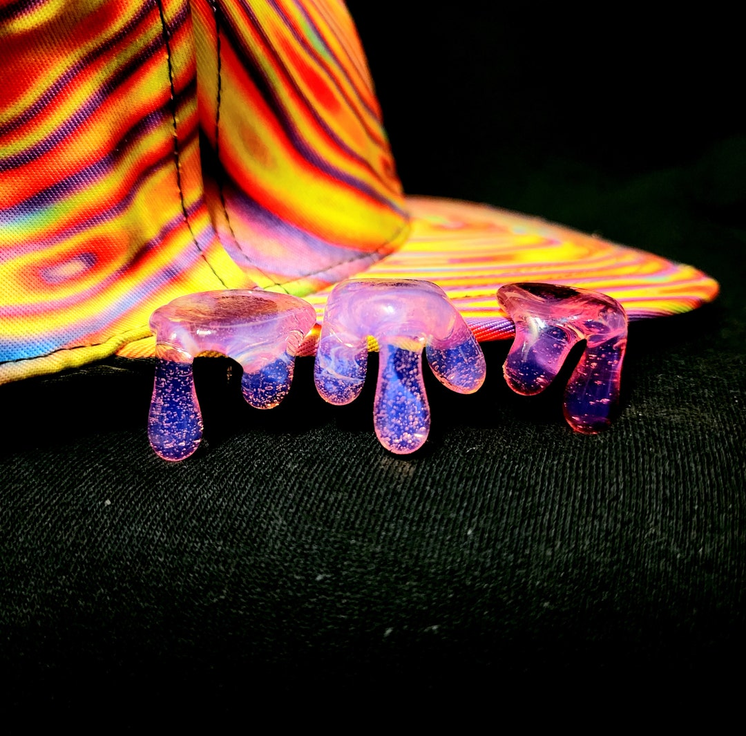 Slime Purple Glass Trippy Drippy Hat Brim Pin - Etsy