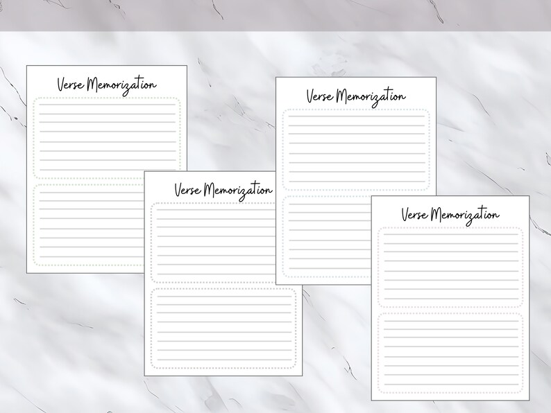 Bible Study Printable Digital Bible Template SOAP Journal Bible Verse Memorization Bible Summary ...