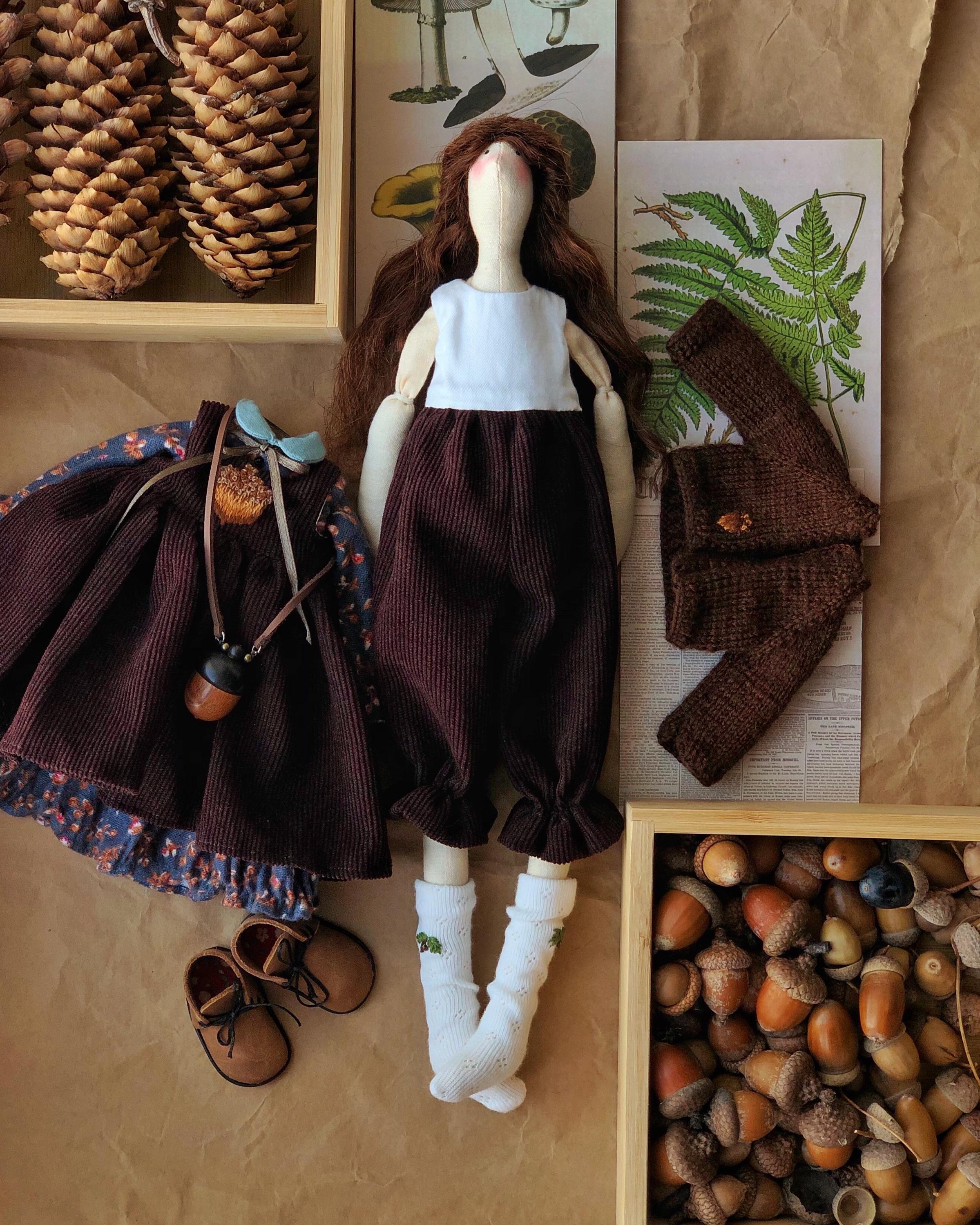 Handmade Doll, Textile Doll, Soft Toy, Fabric Doll, OOAK Doll, Custom ...