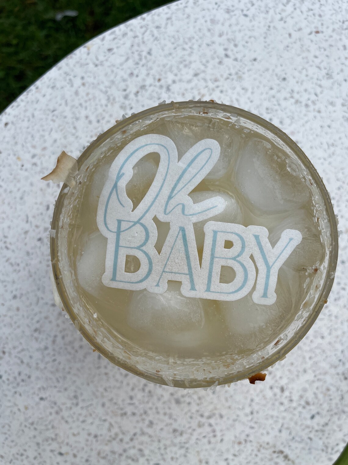 Baby Shower, Drink Float Topper, Custom Drink Accessory, Game ...