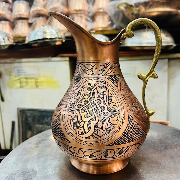 Copper Pitcher - Etsy