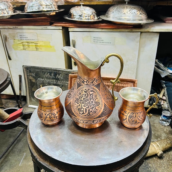 Copper Pitcher - Etsy