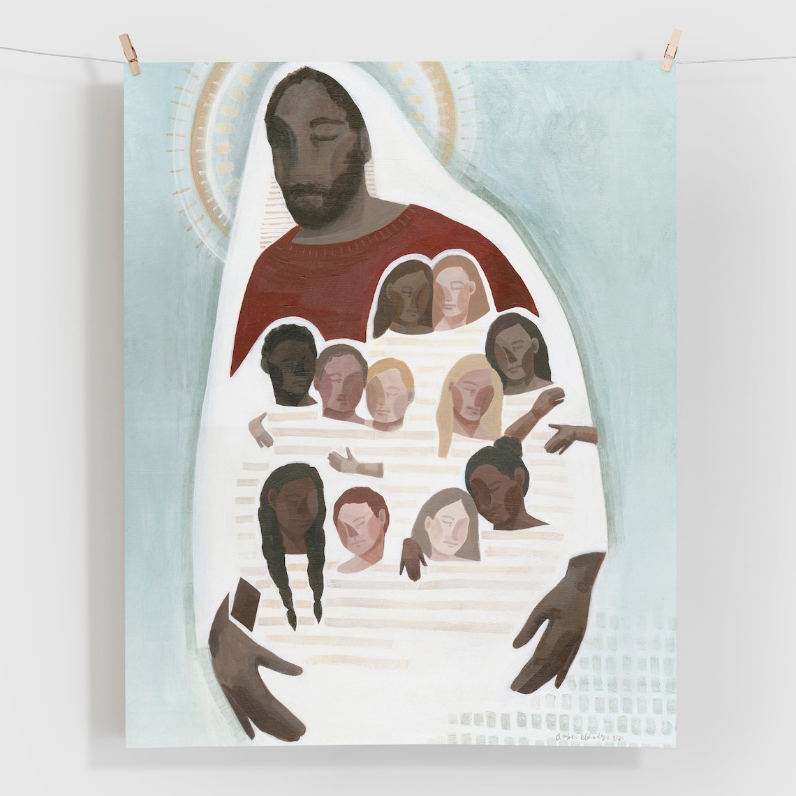 As I Have Loved | Love One Another | Biblical Art | Jesus Christ Art ...