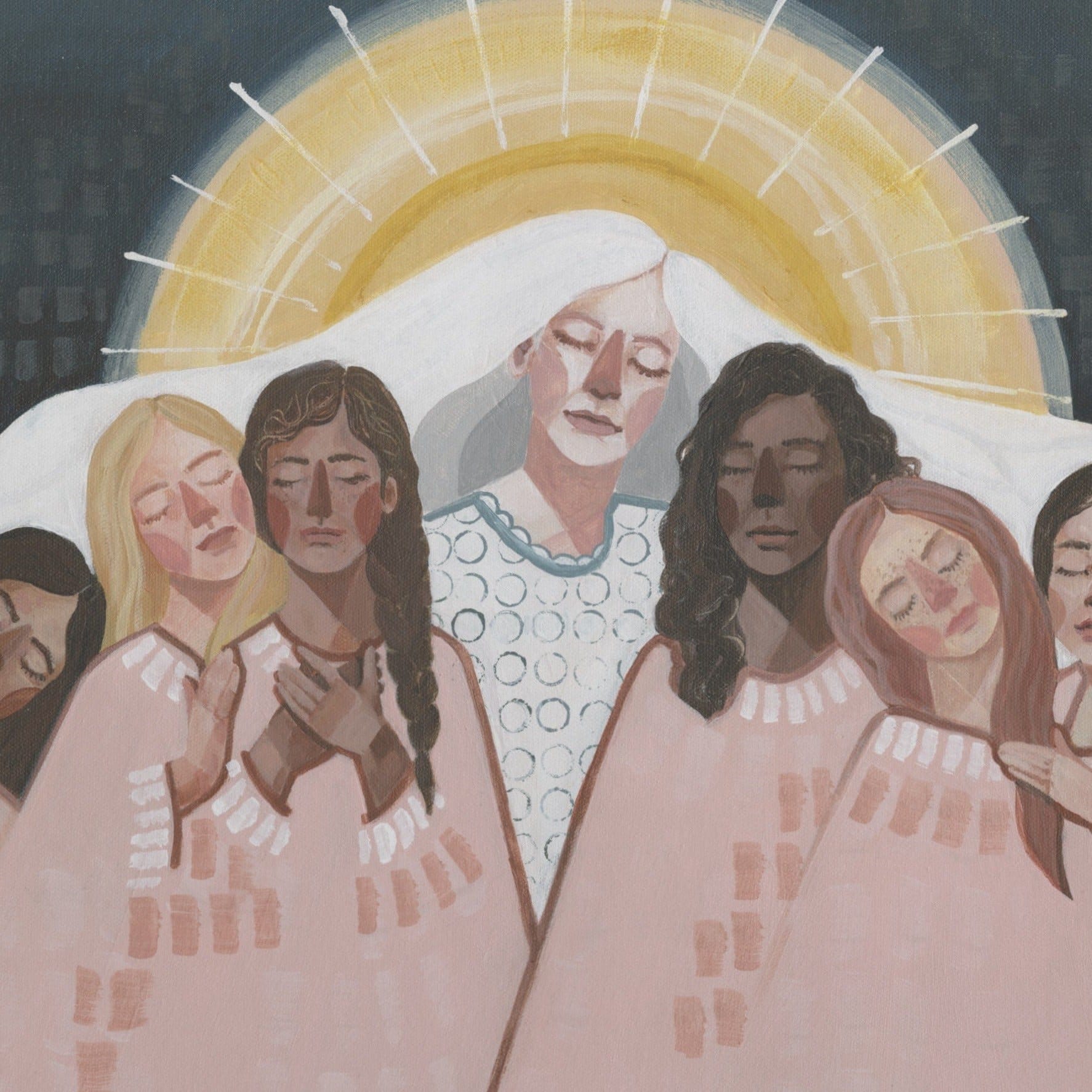 In Her Image | Heavenly Mother With Daughters | Inclusive Art | LDS ...