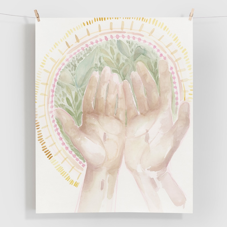 Upon His Palms | Jesus Christ Resurrection | Easter Art | Holy Week | Graven on My Palms ...