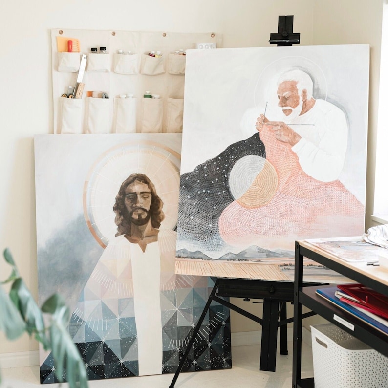 The Tender Creator | God Creation Creator Art | Knitting Art | Heavenly ...