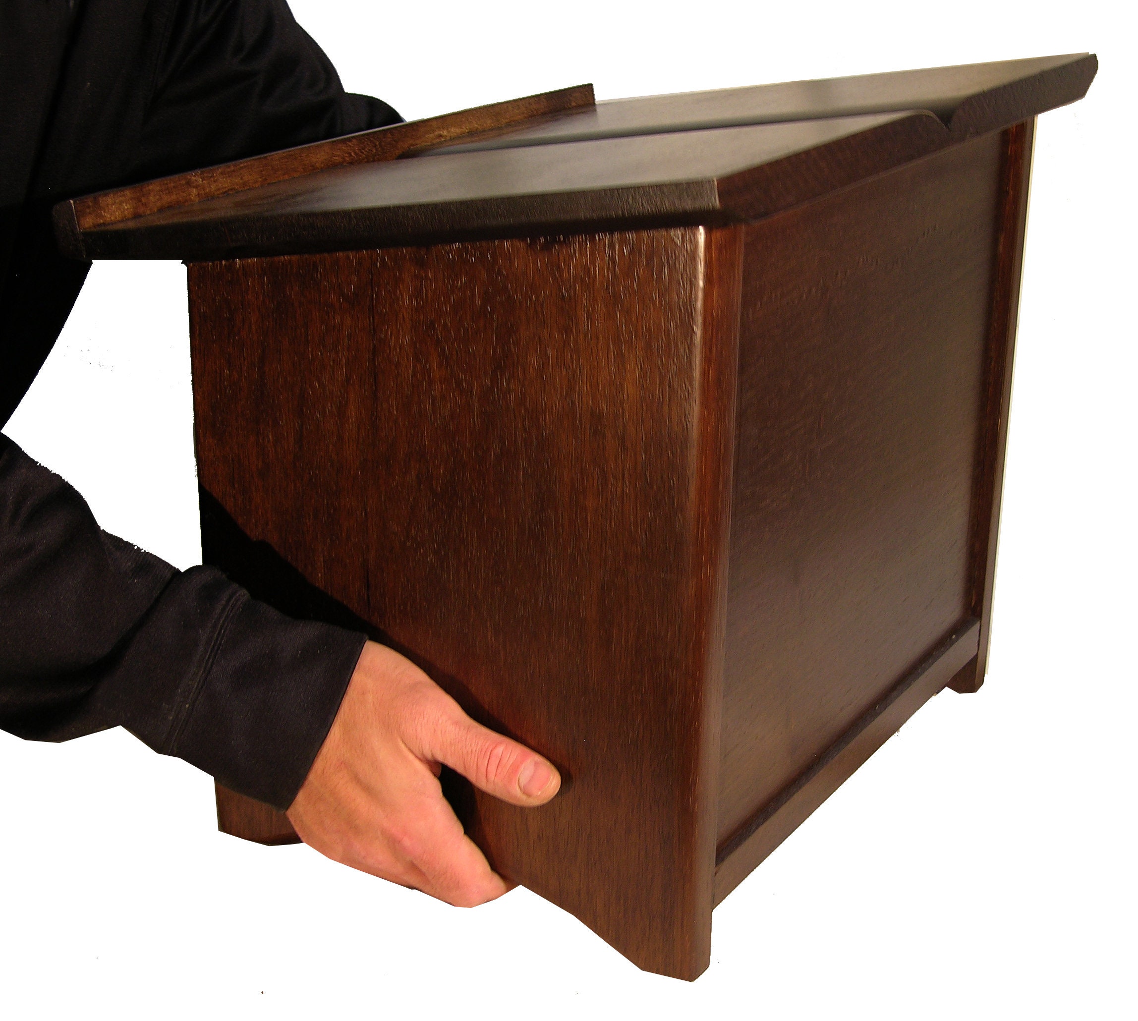 High Solid Wood Book Stand - Etsy