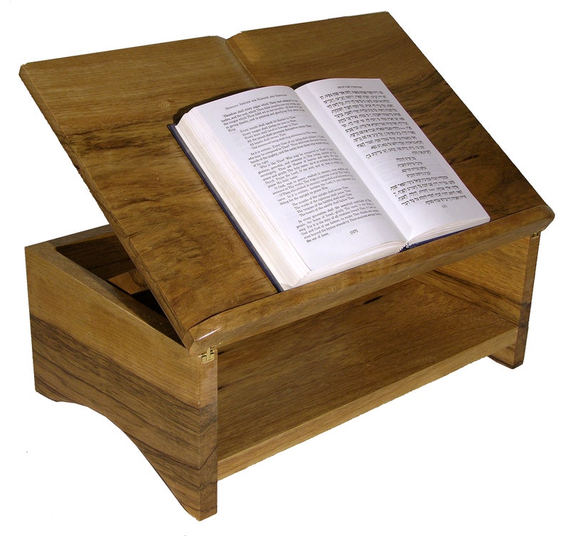 Solid Wood Book Stand - Etsy