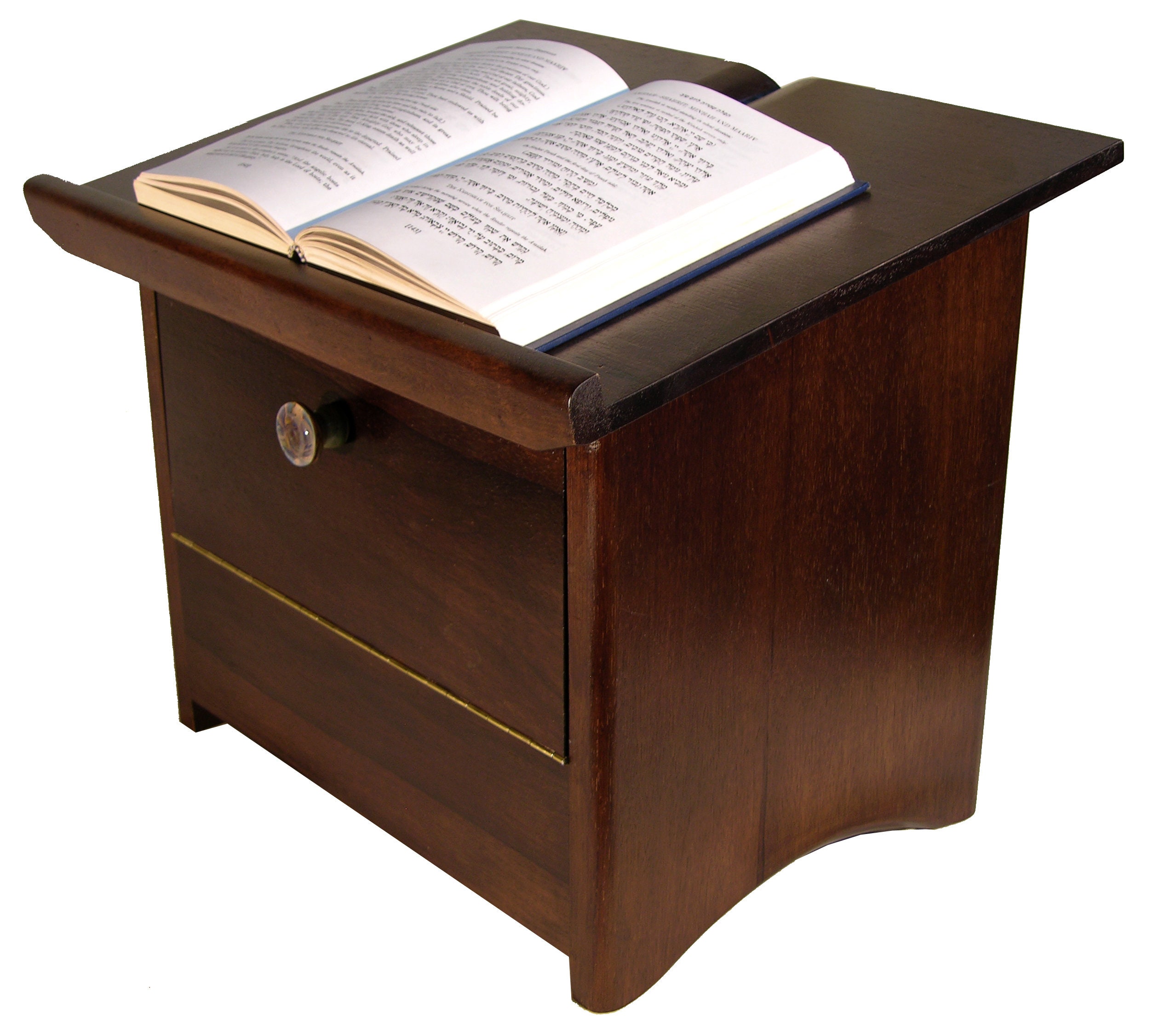 High Solid Wood Book Stand - Etsy