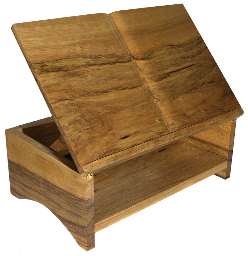 Solid Wood Book Stand - Etsy