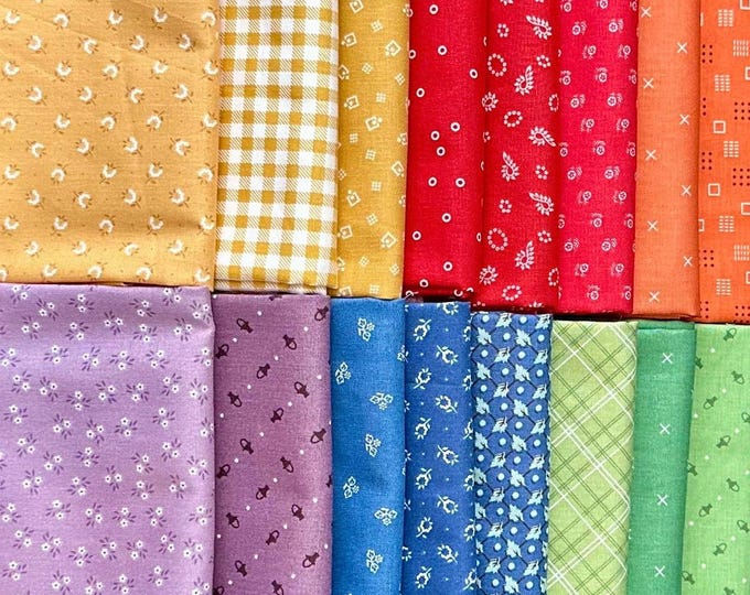 Bee Bundle Limited Edition Colors Fat Quarter Bundle- Hometown, Prairie ...