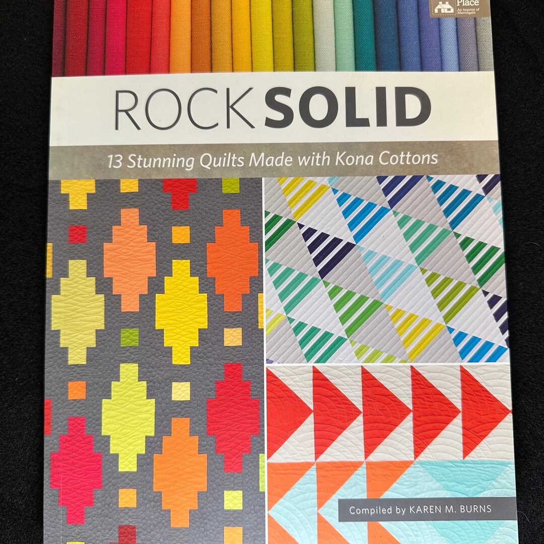 Rock Solid - Modern Quilt Patterns-the Patchwork Place- Karen Burns - Etsy