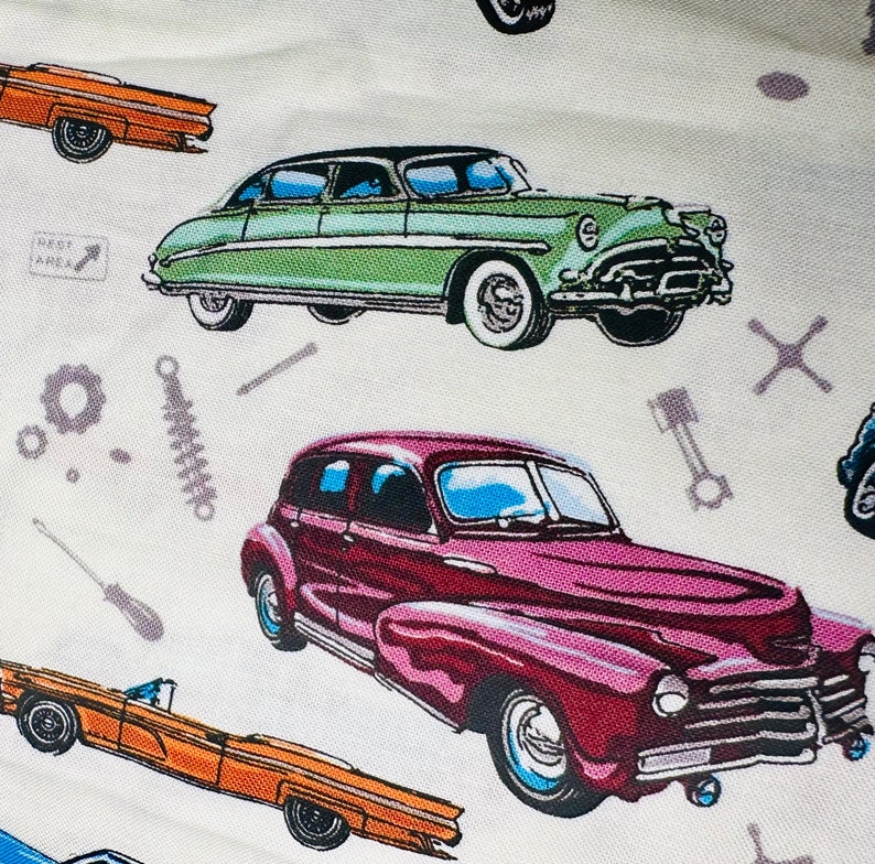 Classic Car Fabric - Etsy