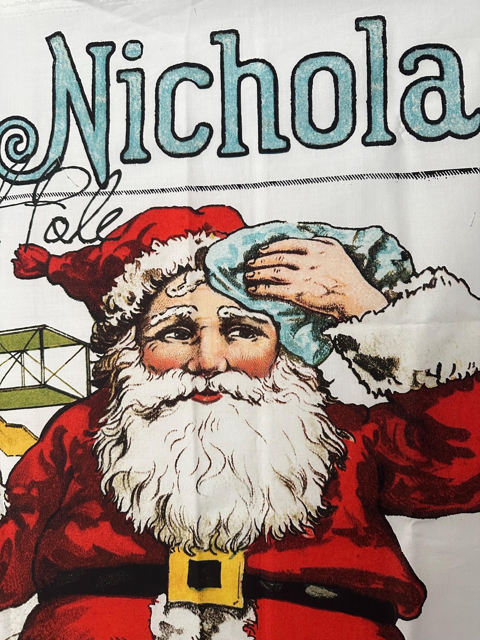 Nicholas Santa Panel - Riley Blake- J. Wecker Frisch - Etsy