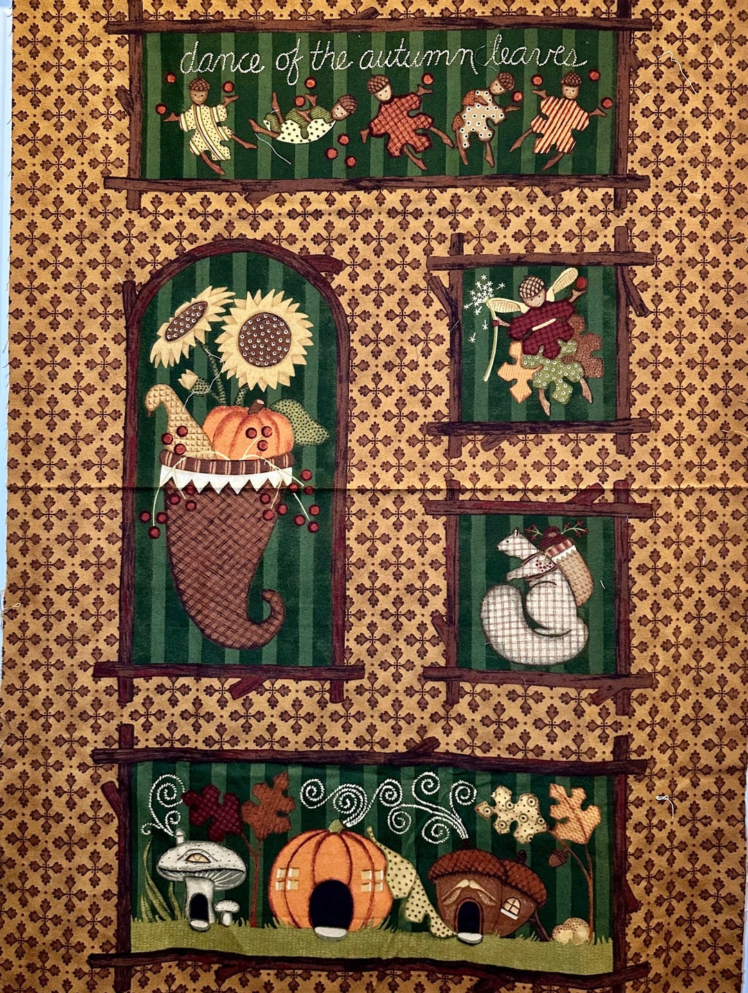 Autumn Fall Flannel Panel Craftsman Style - Etsy