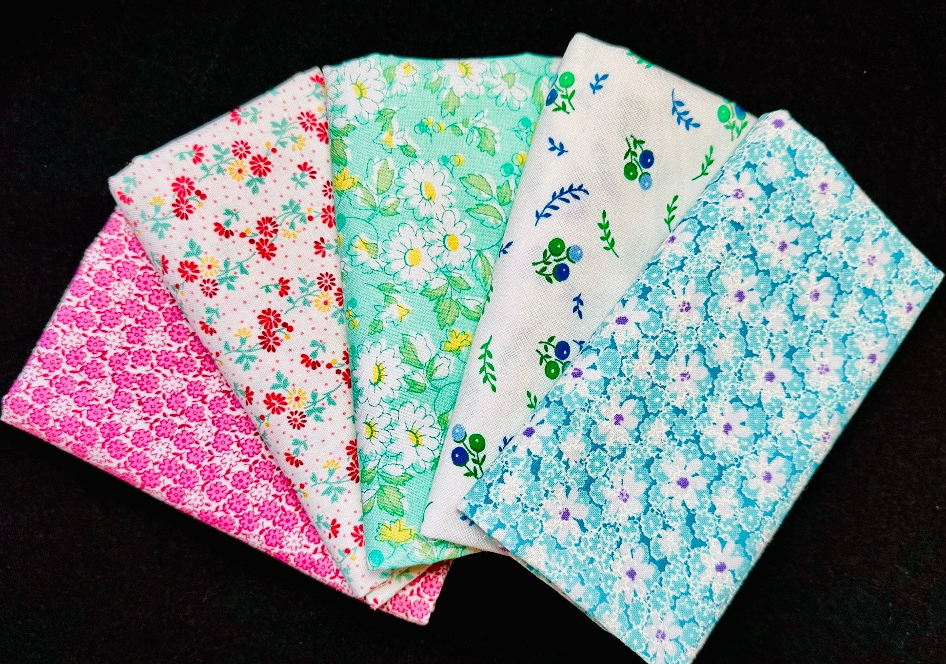 1930's Nana Mae Fabric - Henry Glass Fabric- Robert Kaufman 30’s Flower ...