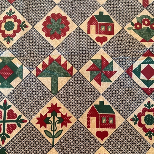 Cheater Quilt Fabric (You'll Enjoy) - Etsy