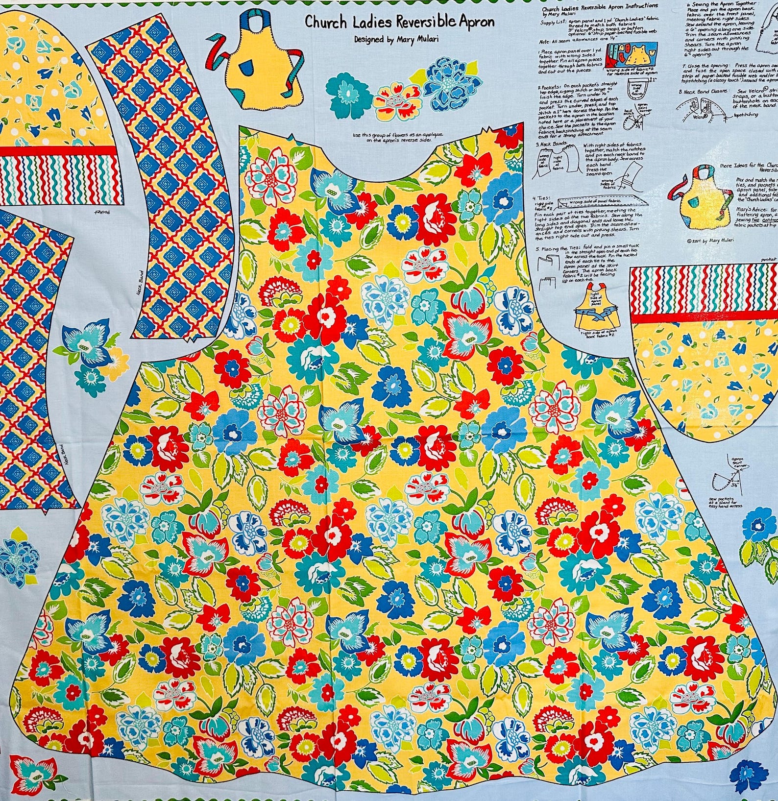 Vintage Church Lady Apron Panel - 40s Style! - Etsy