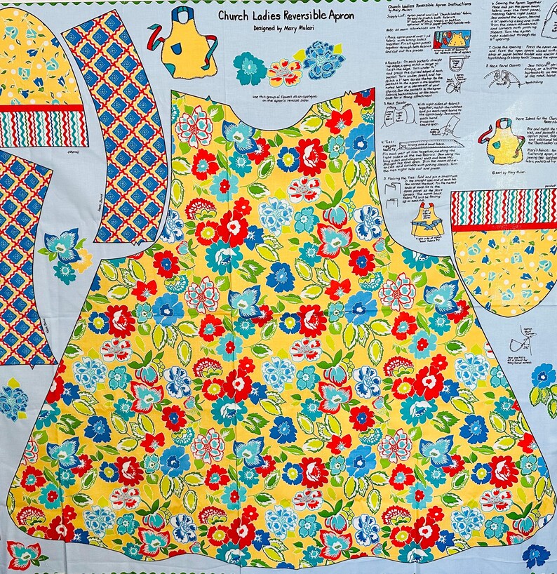 Vintage Church Lady Apron Panel - 40s Style! - Etsy
