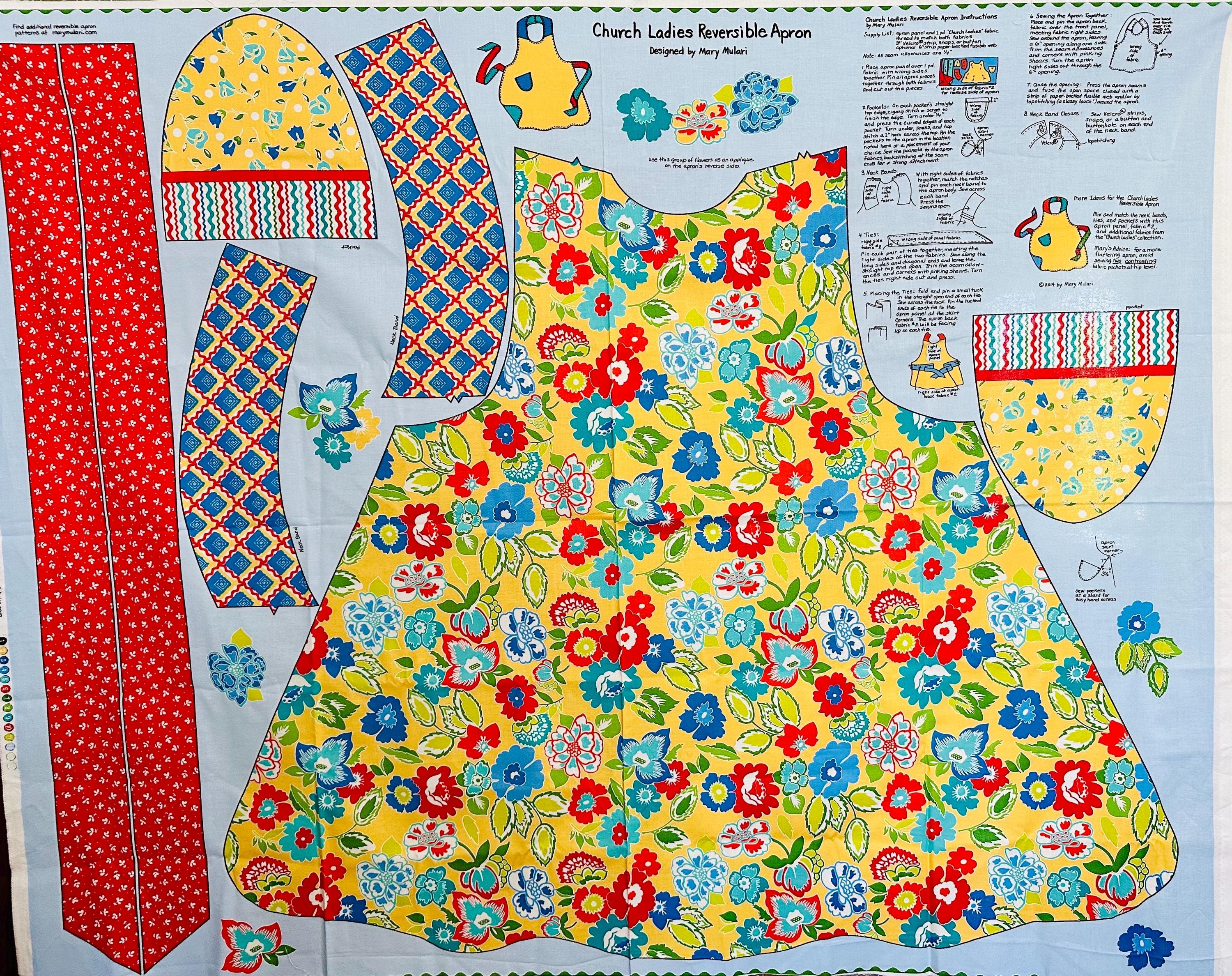 Vintage Church Lady Apron Panel - 40s Style! - Etsy