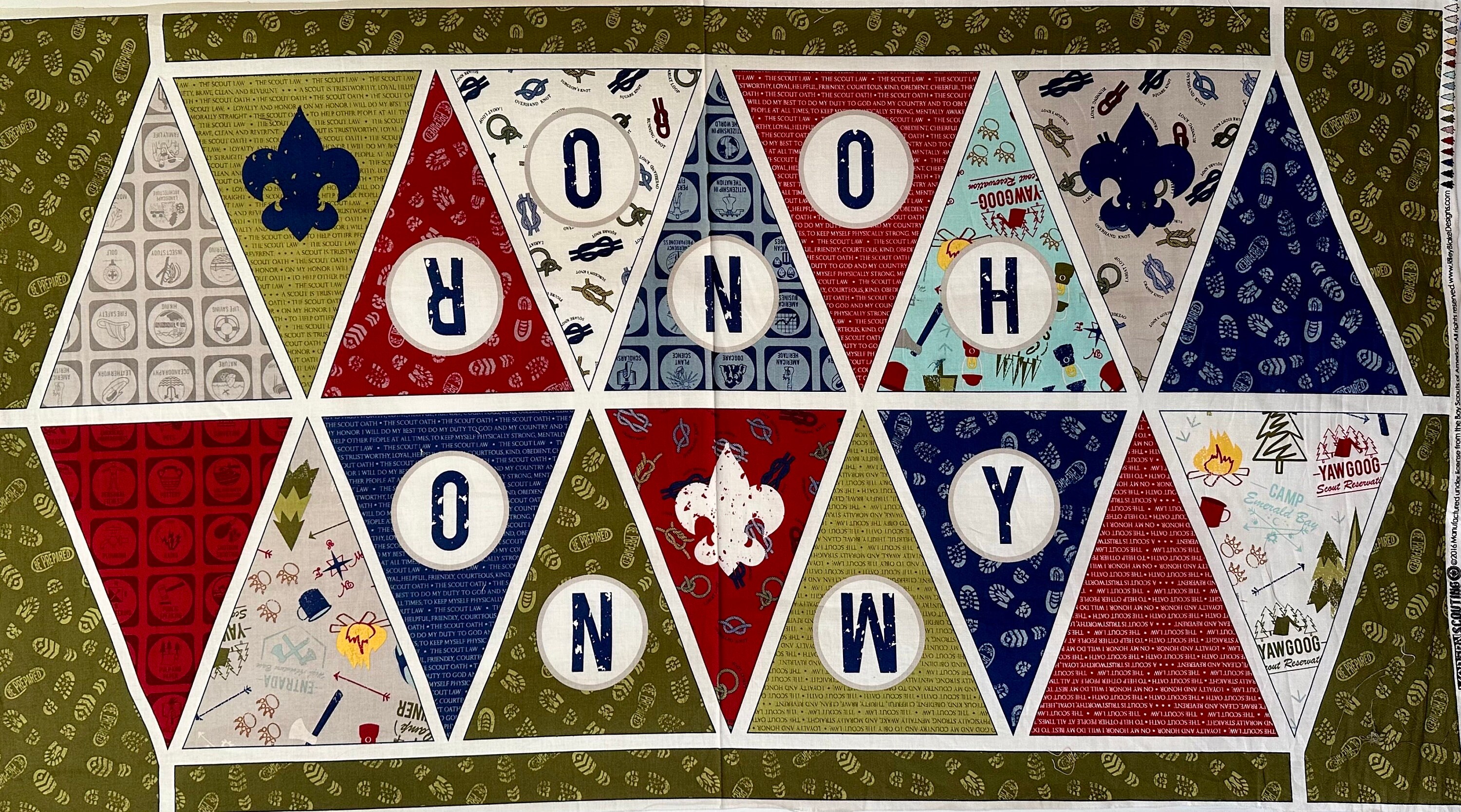 Boy Scout Penant Eagle Scout Panel - Etsy