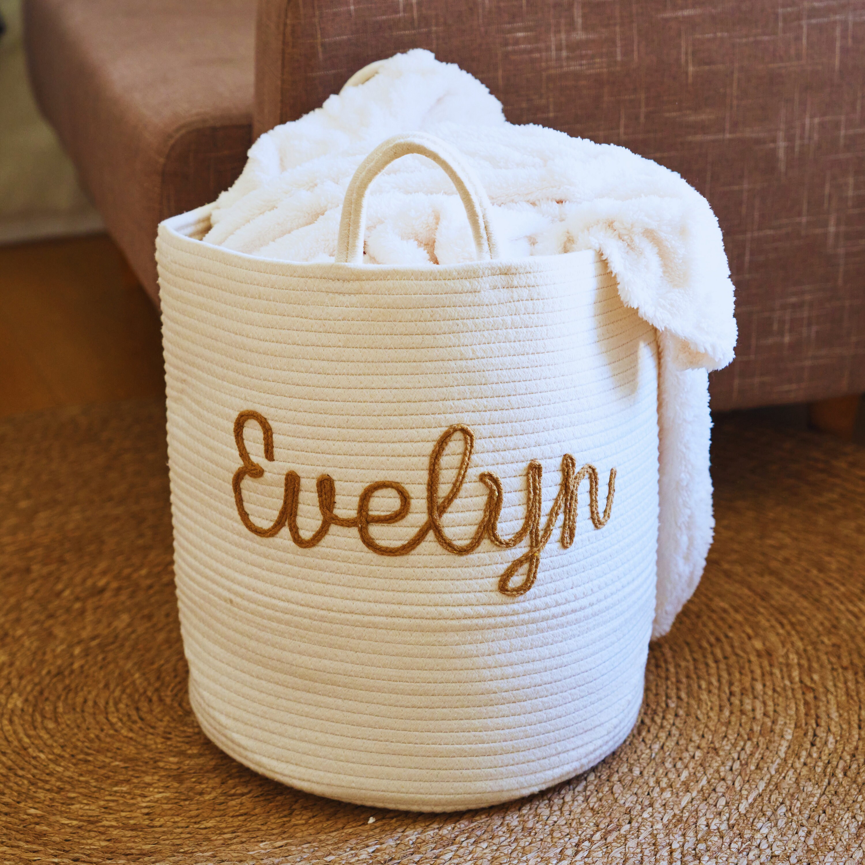 Personalized Gift Basket for Baby, Customized Basket for Baby Shower ...