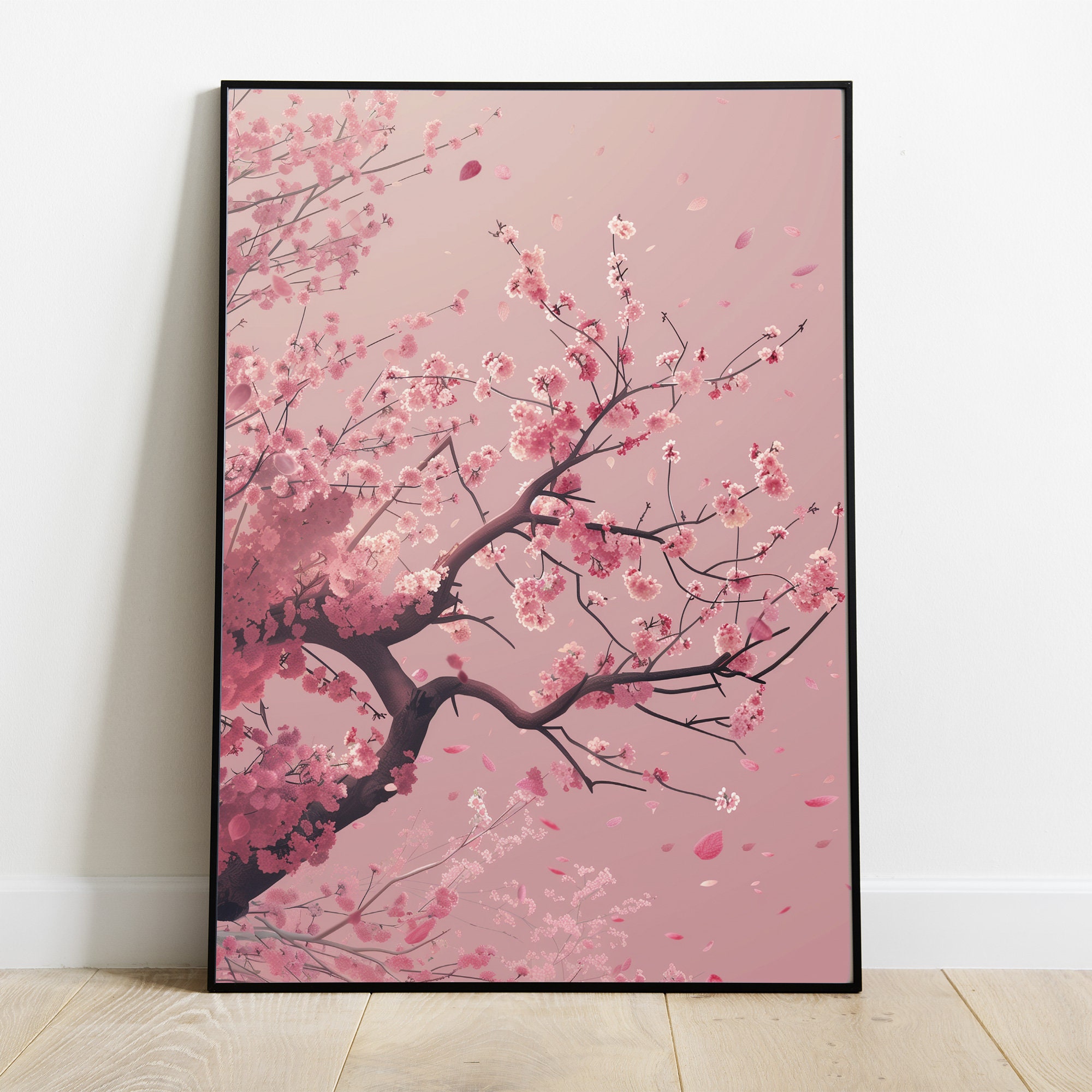 Sakura Poster. Cherry Blossom Sakura. Printable Digital Art. Instant ...