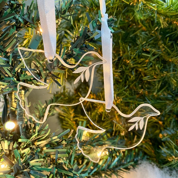 Turtle Dove Ornament - Etsy