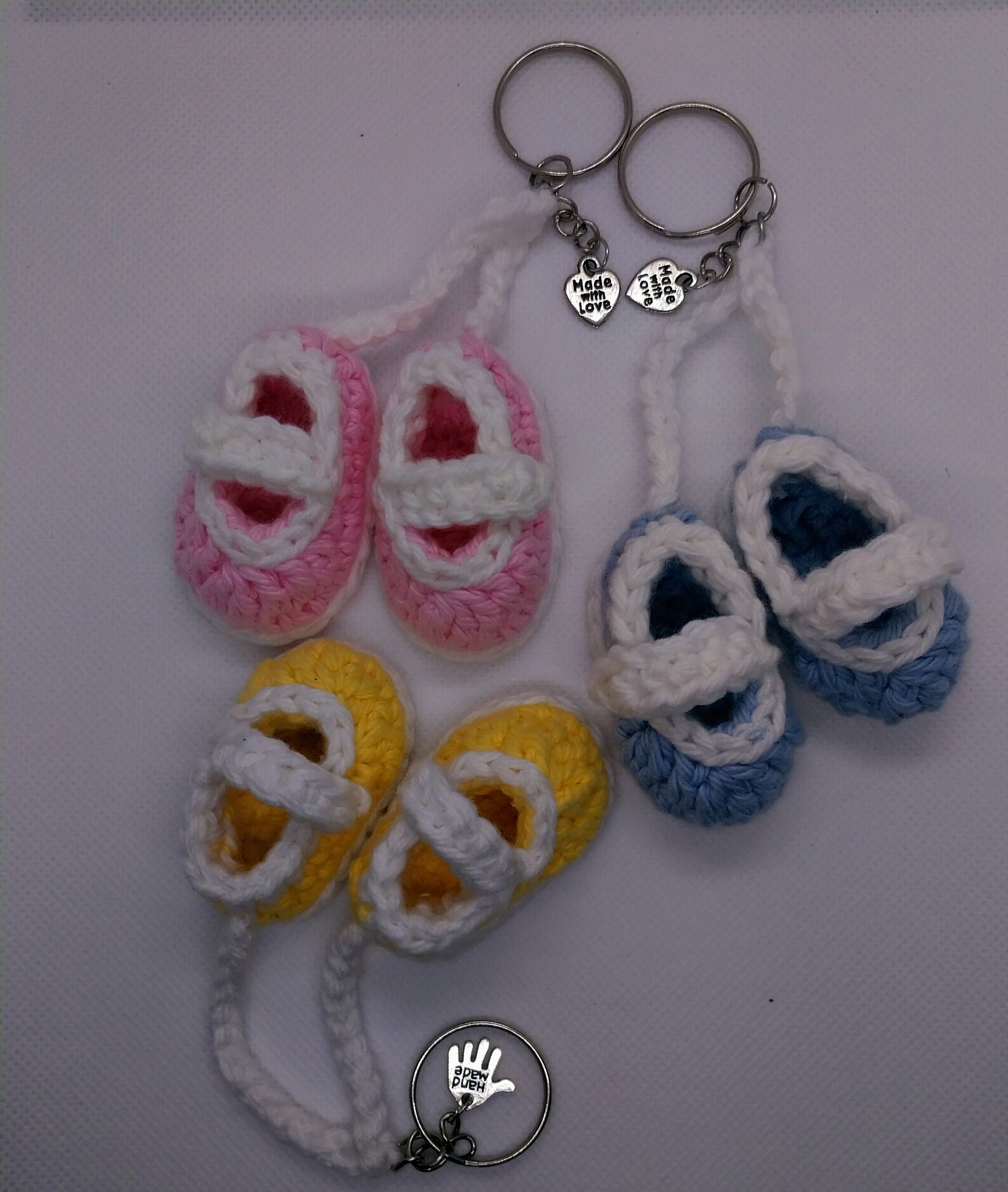 Baby Steps Crochet Keychain Mini Shoes Keychain Baby Shoes Keychain - Etsy