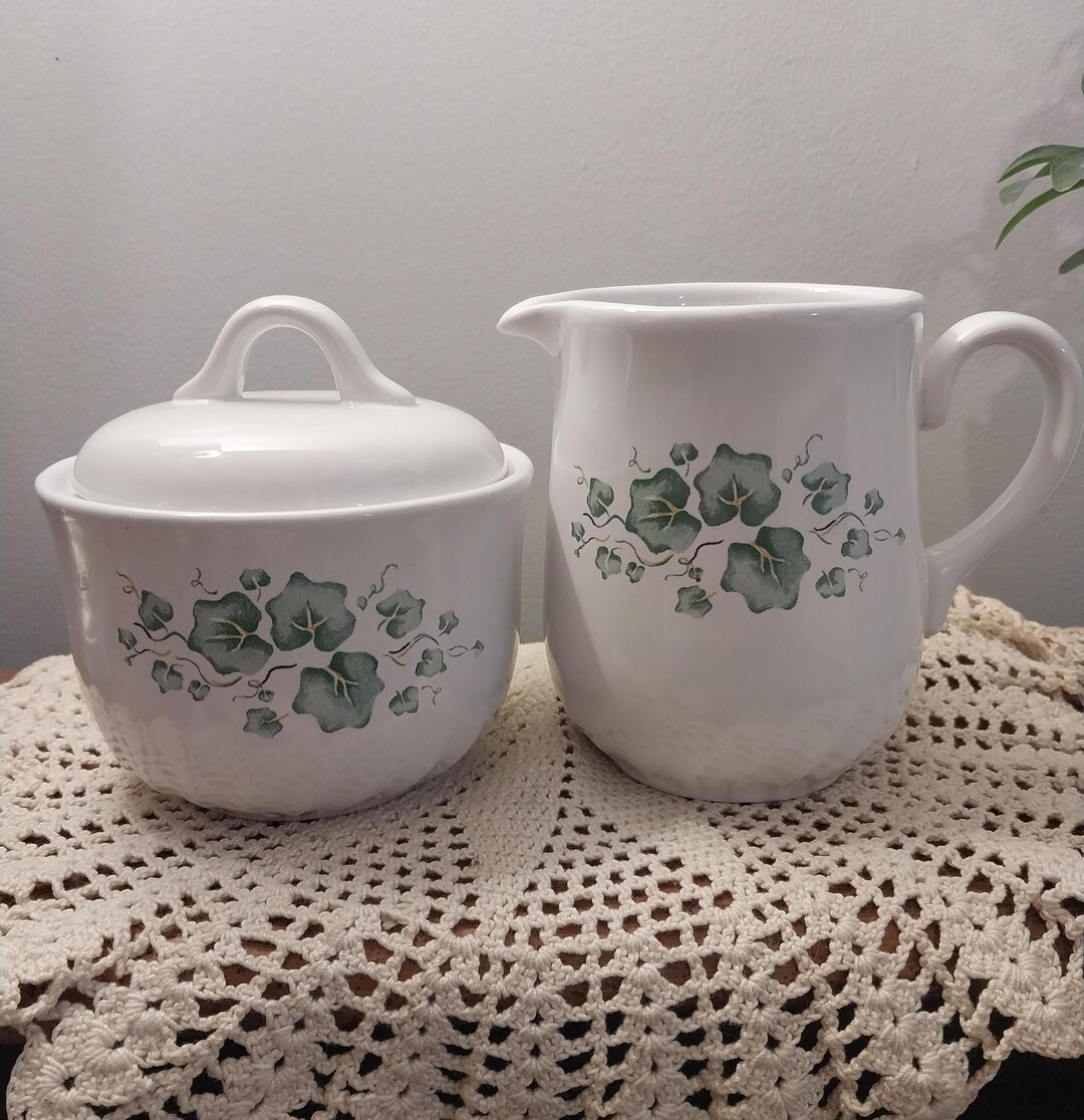 Corelle Callaway Ivy Creamer & Sugar Bowl Set | Coordinates Collection ...