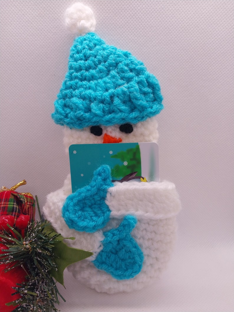 Whimsical Snowman Gift Card Holder - Etsy