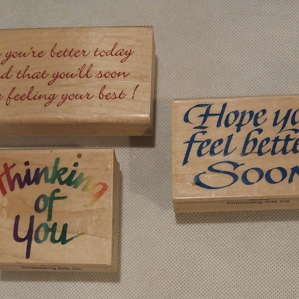 Get Well Stamps - Etsy