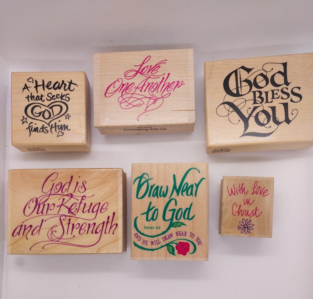 God Rubber Stamps Near to God Rubber Stamps God is Love - Etsy