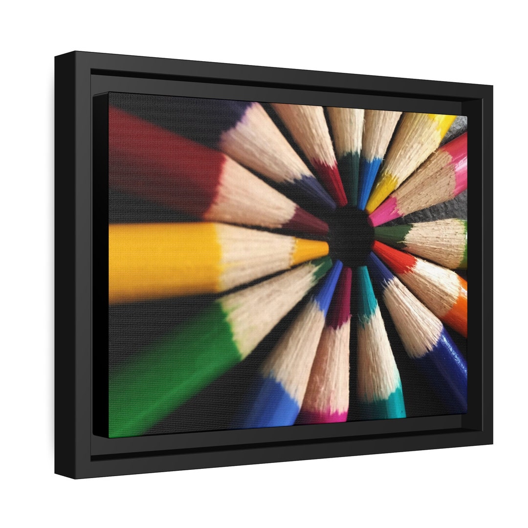 Colored Pencil Canvas - Etsy