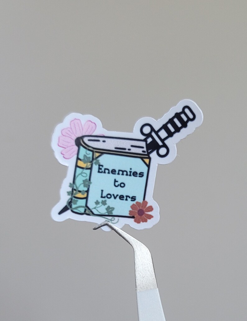 Enemies to Lovers Bookish Sticker - Etsy