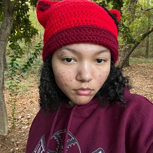 Crochet Five Nights at Freddy's Inspired Beanie - Foxy - Etsy