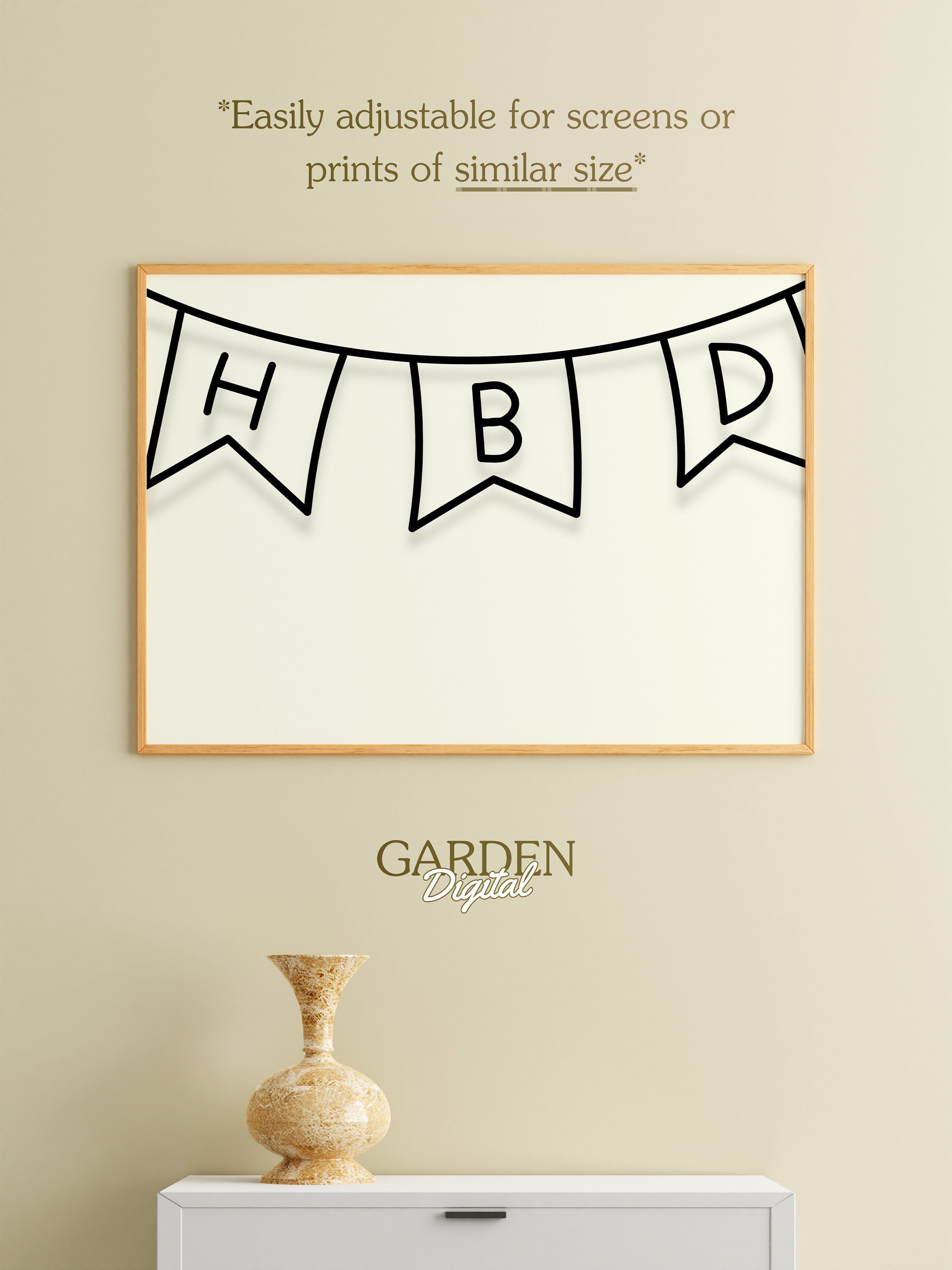 Birthday HBD Frame Tv Art | Happy Birthday | Samsung Frame Tv Art ...