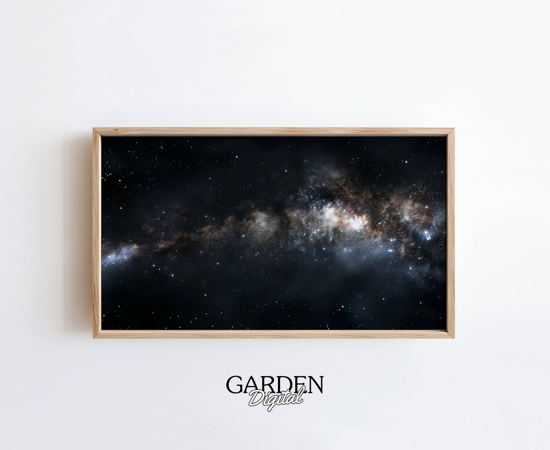 Outer Space Frame TV Art | Night Sky Art | Milky Way | Digital Art for ...