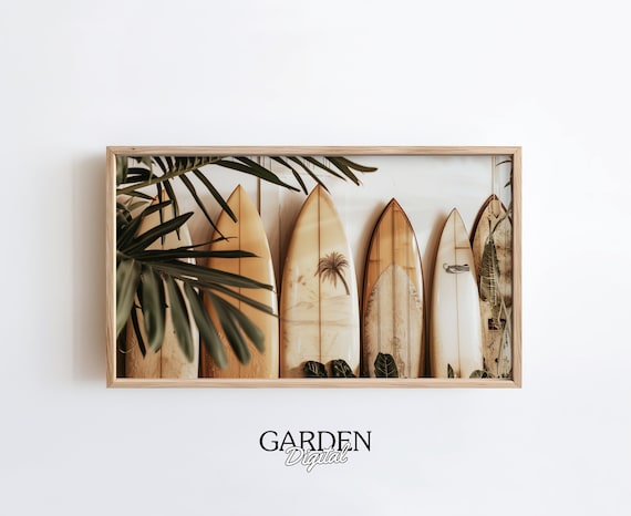 Surfboard Wall Decals High Resolution Photographs