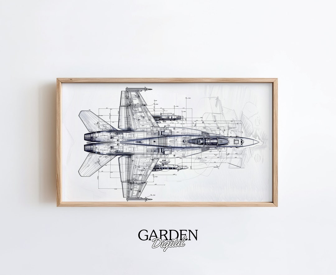 Fighter Jet Frame Tv Art | Air Force Digital Art for Tv | Plane Art ...