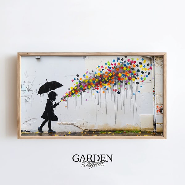 Banksy Umbrella - Etsy UK