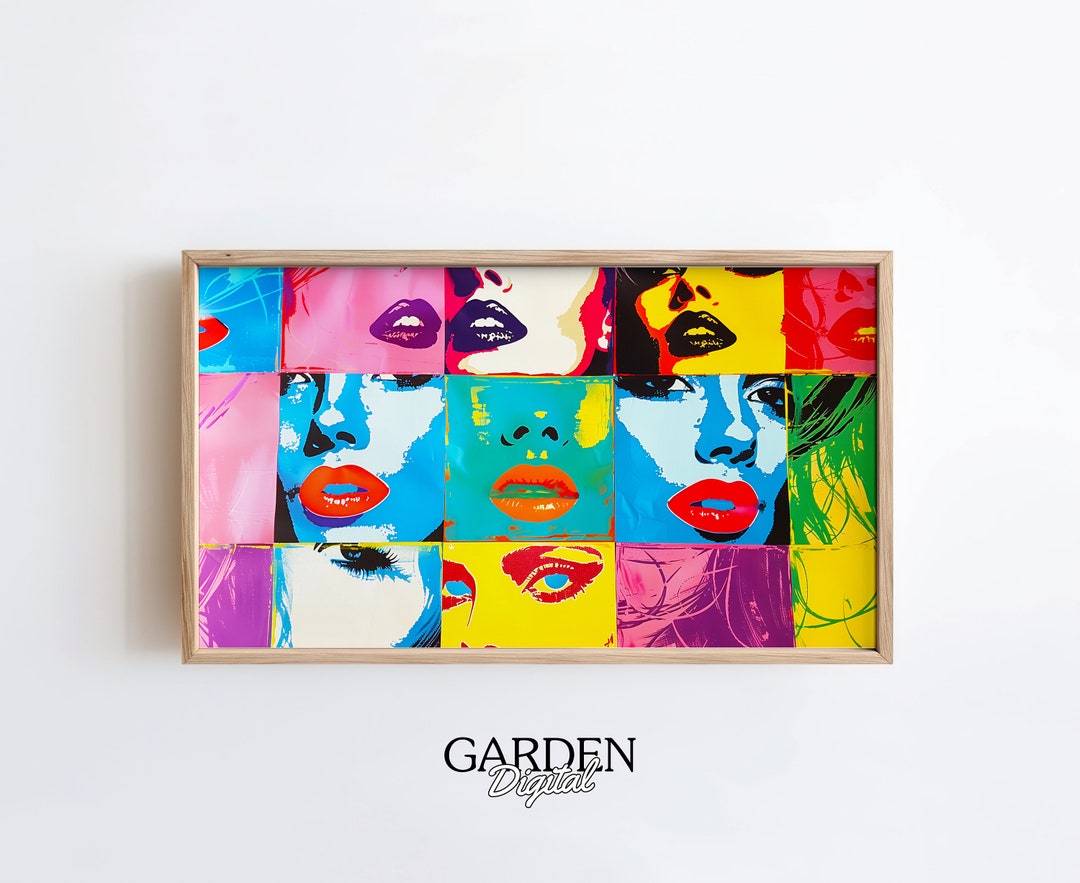 Pop Art Frame TV | Andy Warhol | Pop Art for TV | Digital Art for TV ...