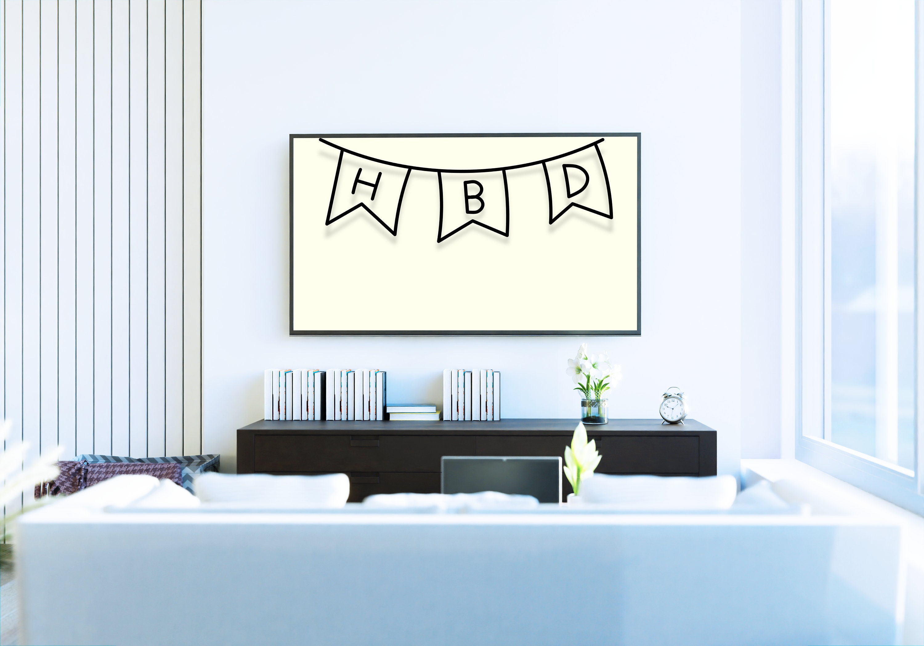 Birthday HBD Frame Tv Art | Happy Birthday | Samsung Frame Tv Art ...