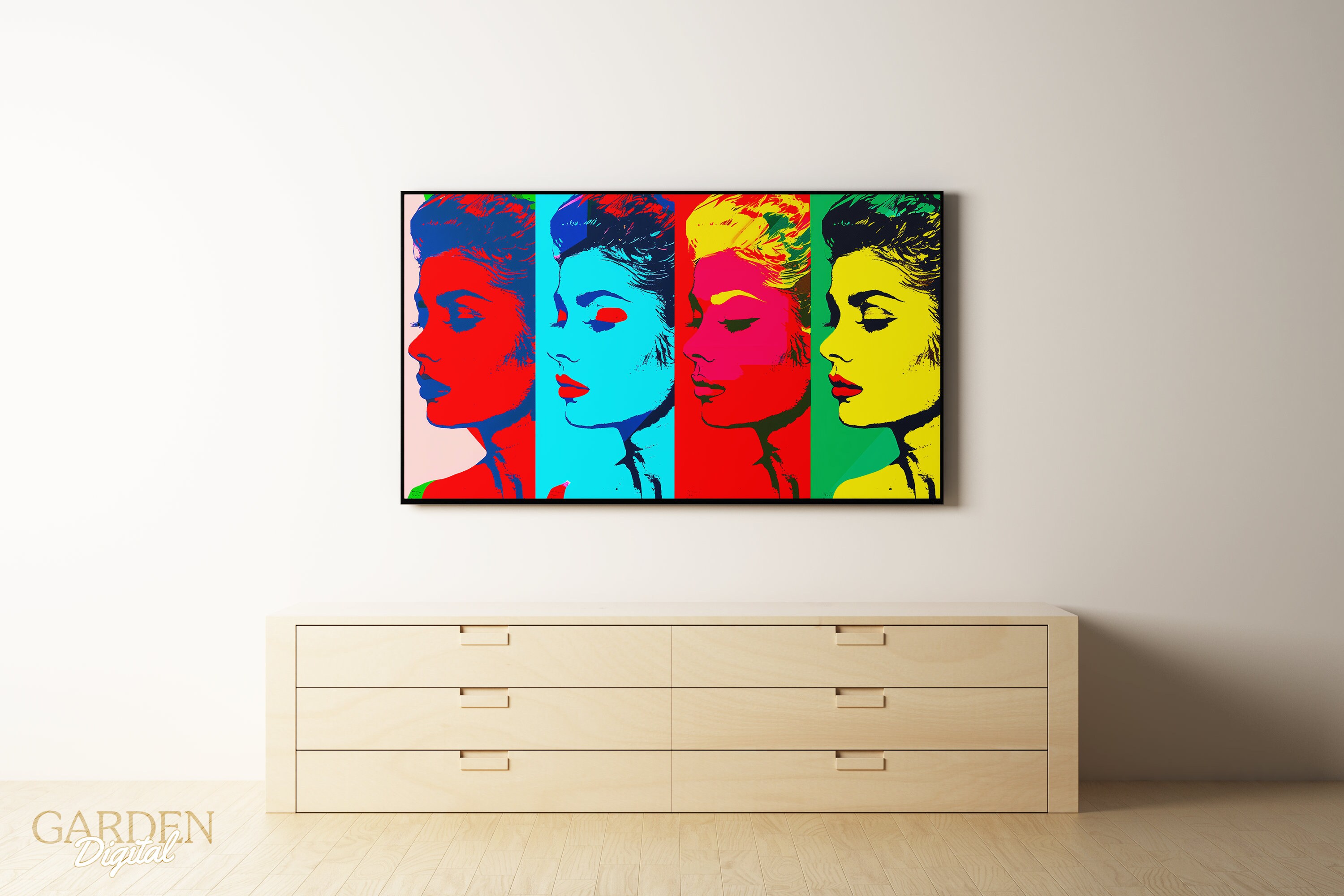 Pop Art Frame TV | Andy Warhol | Pop Art for TV | Digital Art for TV ...