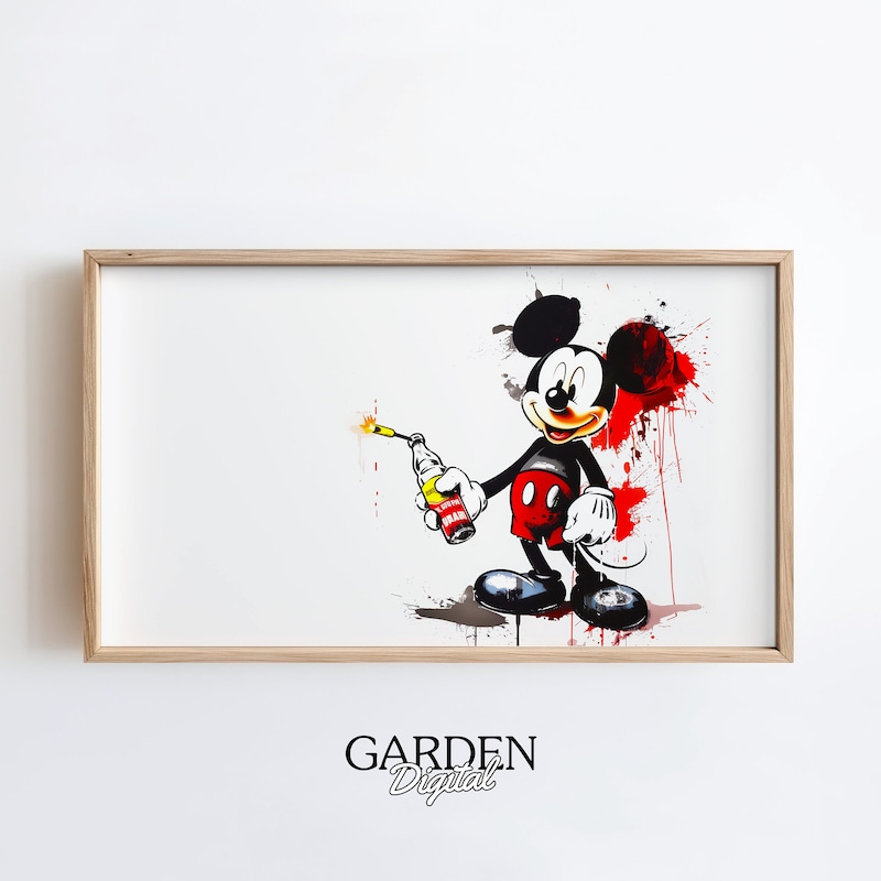Pop Art Mickey Statue - Etsy
