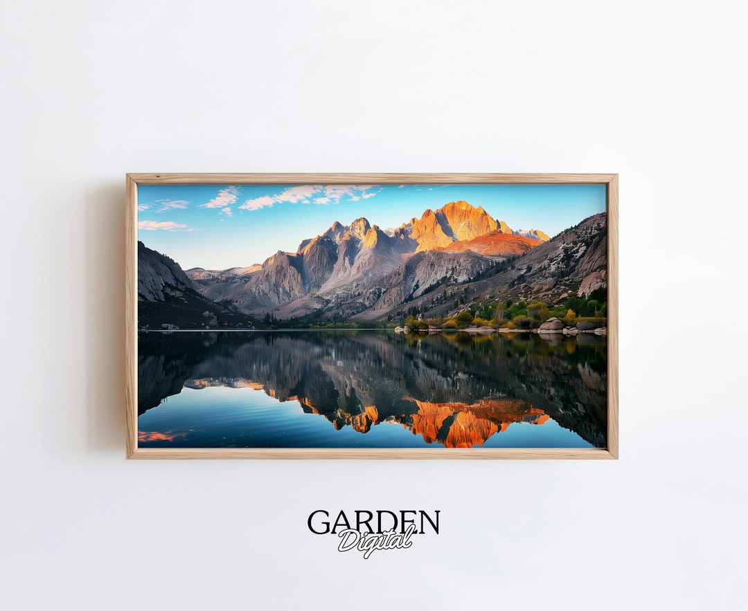 Mountain Lake Frame TV | Mountain Art | Digital Art for TV | Lake ...